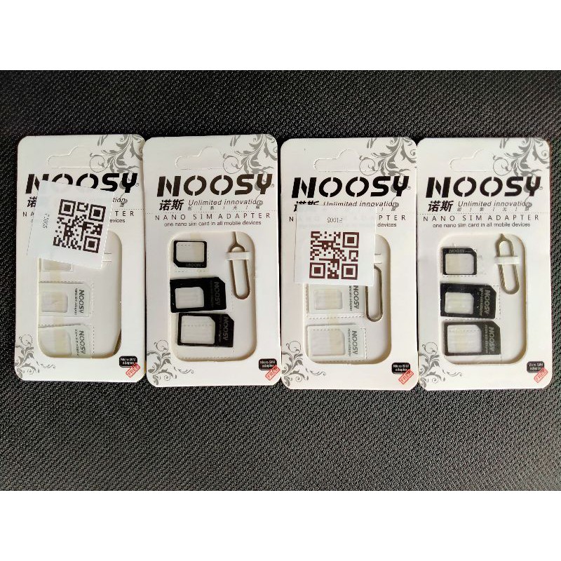 Jual NOOSY 3 in 1 Nano SIM Adapter dan Ejector Simcard | Shopee Indonesia
