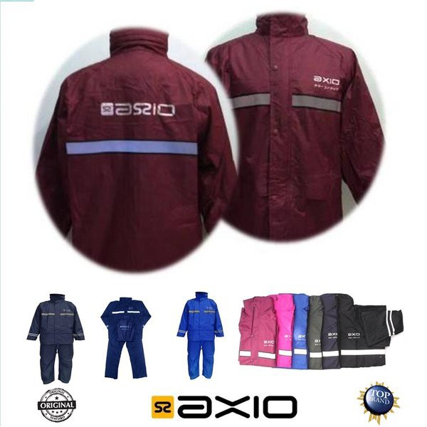 Jual Jas Hujan Stelan AXIO 882 ASLI ORIGINAL/Raincoat Axio Import Ori ...