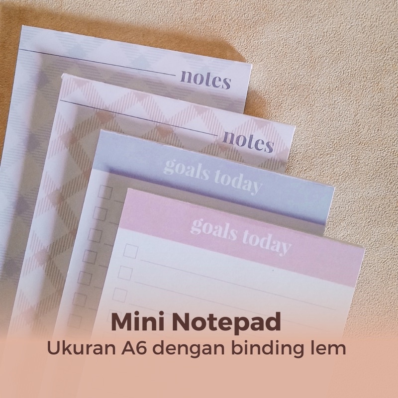 Jual Memopad / To-Do List Notepad / Estetik Notepad / Kertas Memo ...