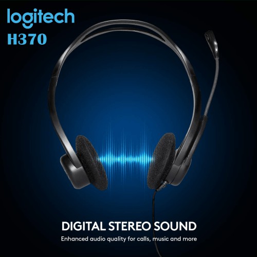 Jual Logitech H370 USB Computer Headset | Shopee Indonesia