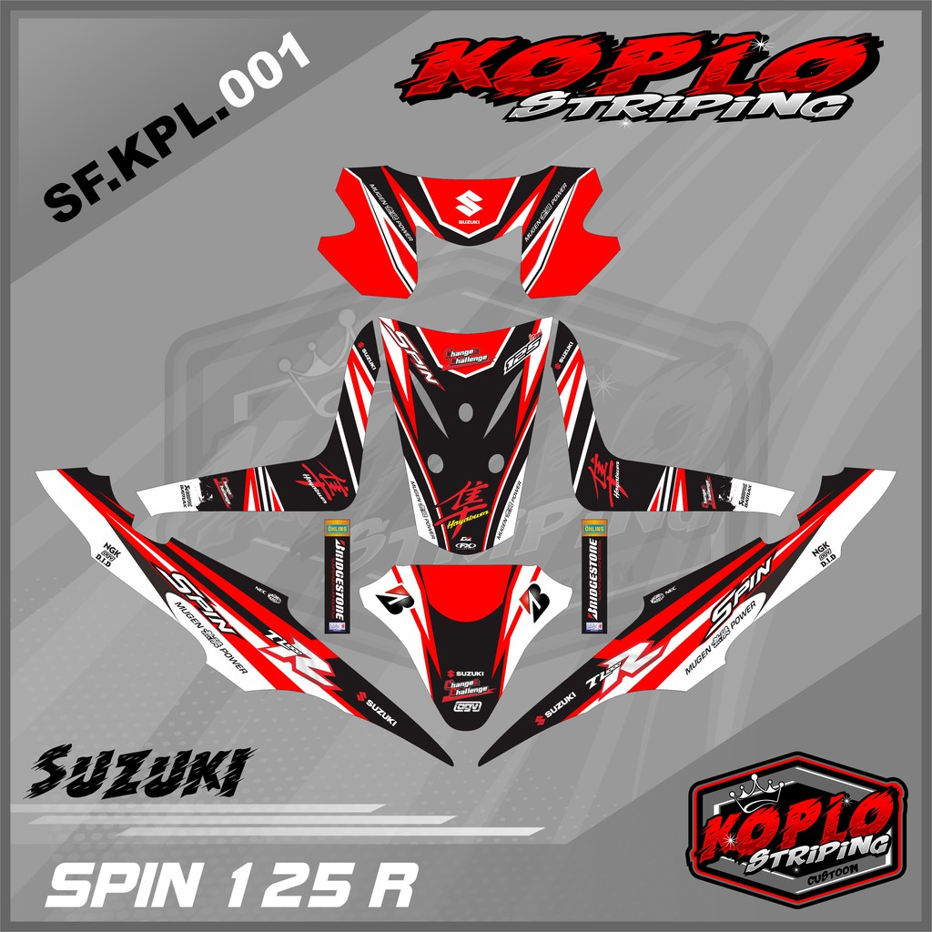 Jual Sticker Decal Full Body Spin 125 R - Sticker Decal Full Body Spin 125 R . KPL 001 | Shopee ...