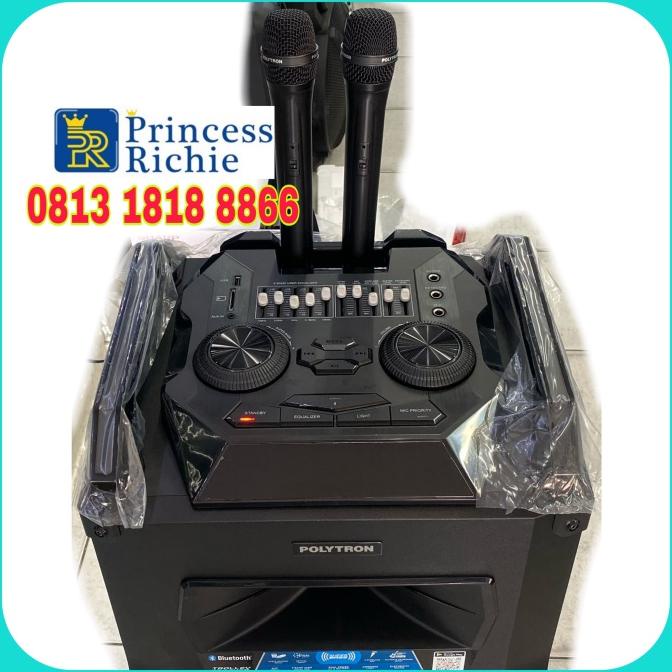 Jual Polytron Speaker Pts 2K25 Karaoke Bluetooth Free 2 Mic Wireless ...