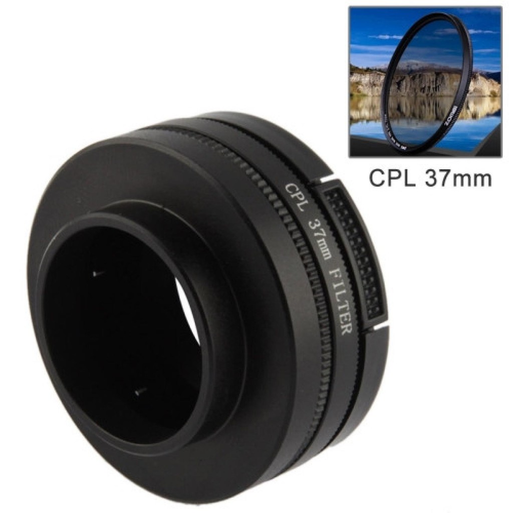 Jual CPL 37mm Filter Circular Polarizer Lens for Gopro Hero3+ / Hero3 | Shopee Indonesia