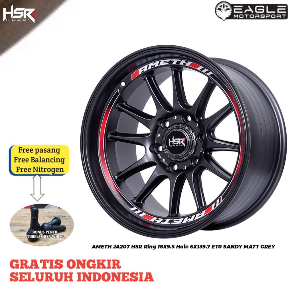 Jual VELG MOBIL R18 RING 18 PELEK MOBIL PAJERO FORTUNER COLORADO ORIGINAL HSR TIPE AMETH ...