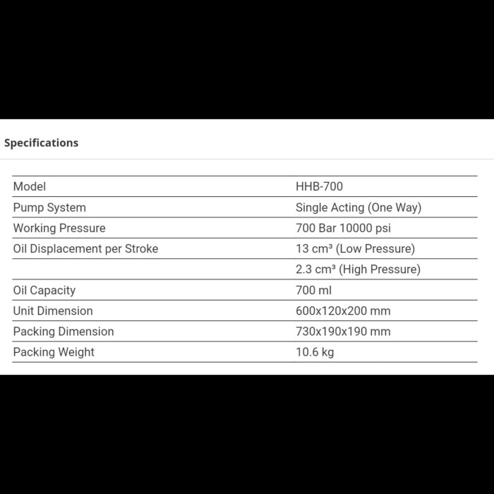 Jual 700ML HYDRAULIC HIDROLIK PUMP POMPA TANGAN MANUAL SINGLE ACTING | Shopee Indonesia