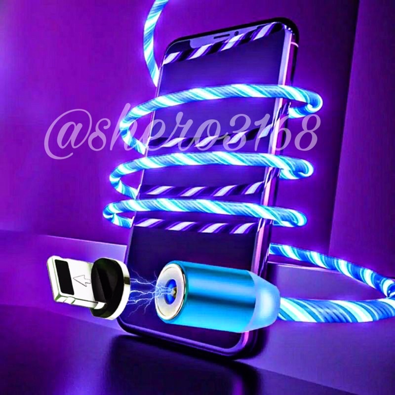 Jual [SH-136] Kabel LED Magnetic Full Led 3in1 Packing Kotak | Shopee ...