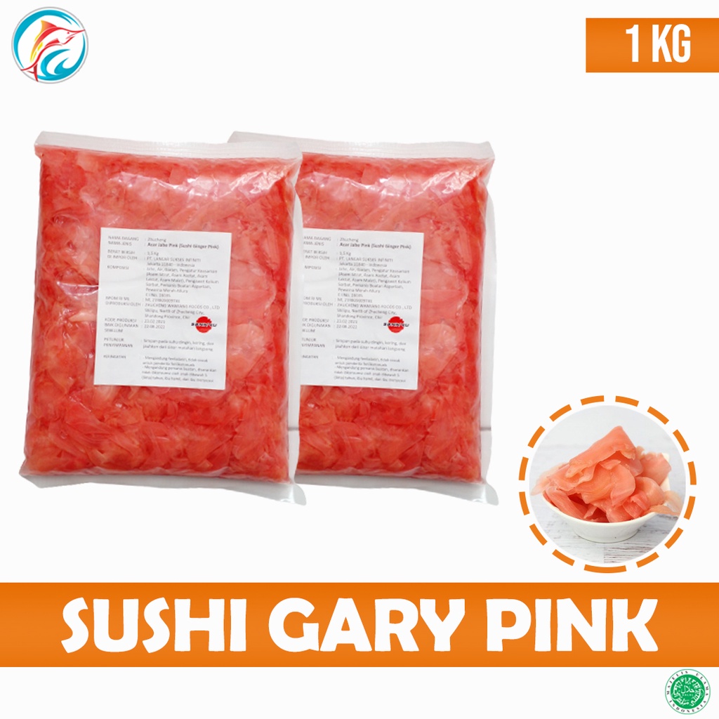 Jual Sushi Gari Pink Acar Jahe Original 1 kg | Shopee Indonesia