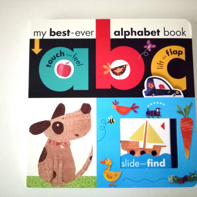 Jual my best ever ABC alphabet book (board book, touch and feel, lift ...