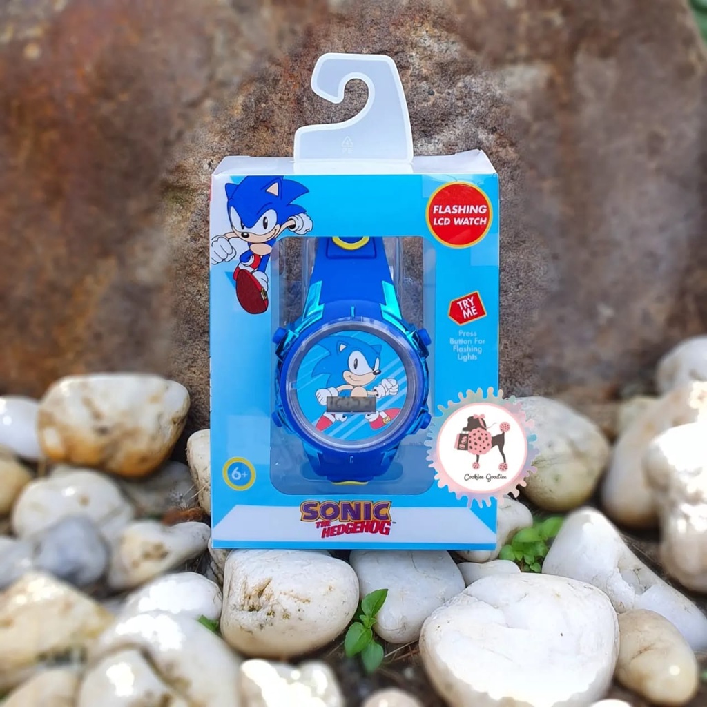Jual Sonic the Hedgehog Flashing LCD Watch | Shopee Indonesia