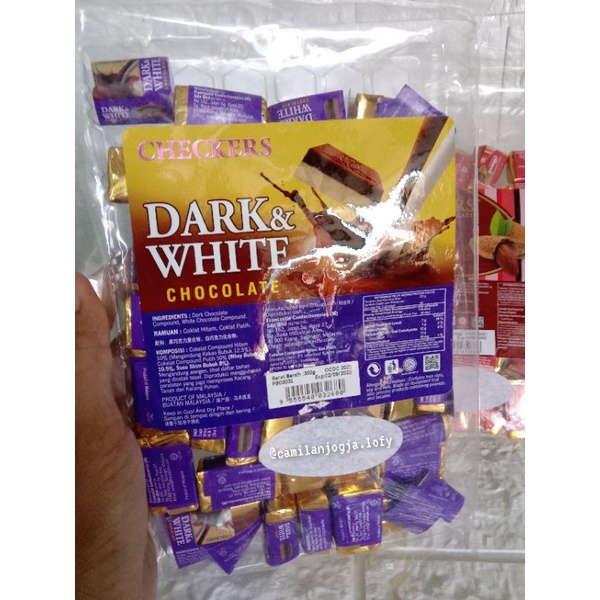 Jual Checkers Mini Chunky Chocolate / checkers almond Chocolate ...