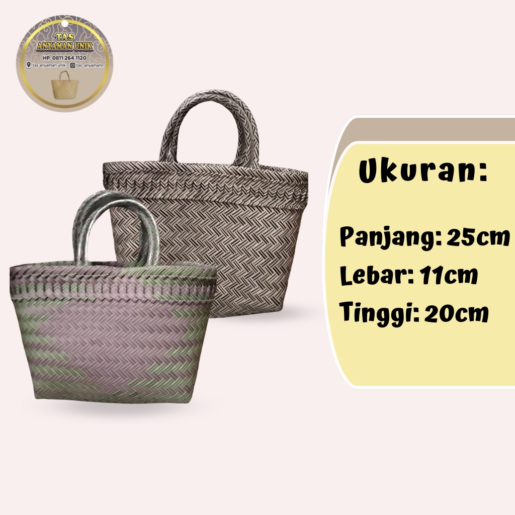 Jual Tas Lurik Magelangan Warna Random size S/ Tas Lurik Kecil/ Tas ...