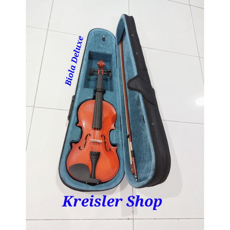 Jual Biola Dluxe violin biola merk Deluxe dengan case rosin bow siap ...