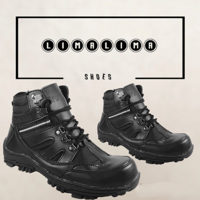 Jual SEPATU SAFETY PRIA ARMOR SEPATU BOOTS UJUNG BESI SEPTI BOOT ...