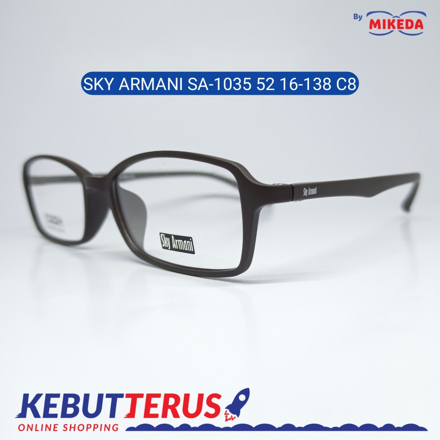 Jual Mikeda FRAME KACAMATA SKY ARMANI SA 1035 C8 LENSA MINUS CYLINDER Shopee Indonesia