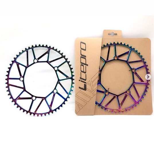 Jual Chainring Sepeda Lipat 130 BCD 50/52/54/56/58T Chainwheel narrow ...