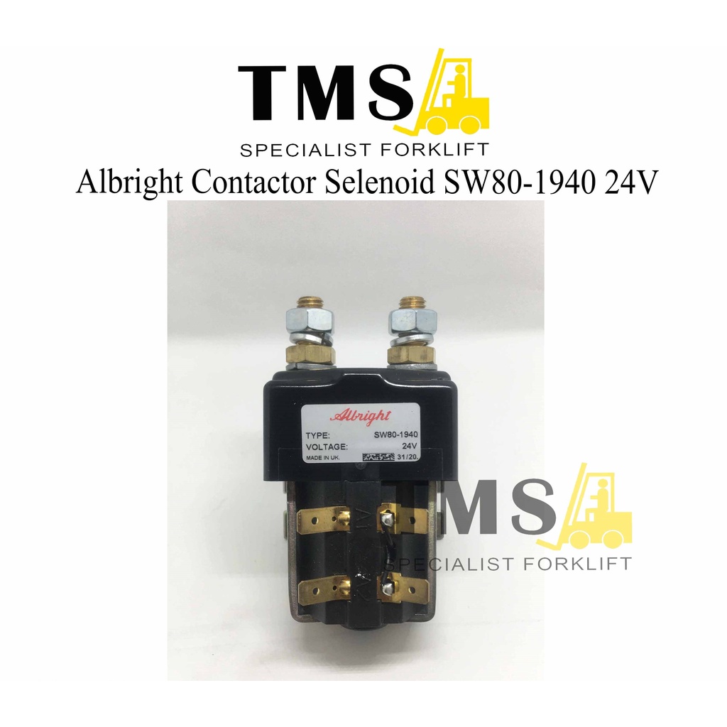 Jual Albright Contactor Selenoid SW80-1940 24V for Forklift Electric ...