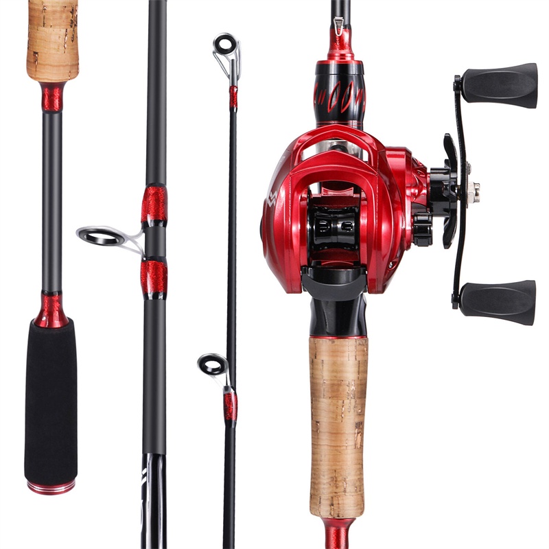 Jual Sougayilang Pancing Set 1.65m/1.8m/2.1m Joran Pancing Carbon Joran Casting Dan Reel Pancing ...