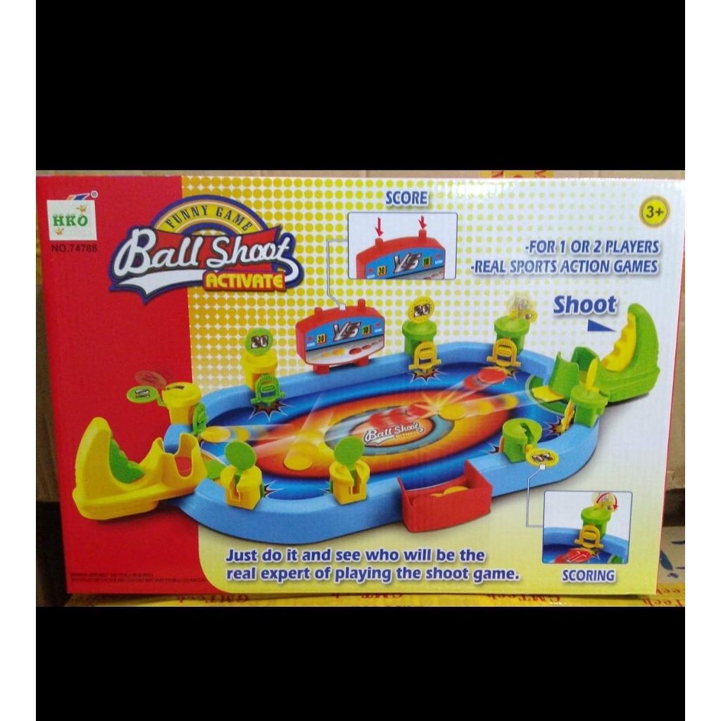 Jual Ball shoot activate lempar bola board game gawang real sport ...