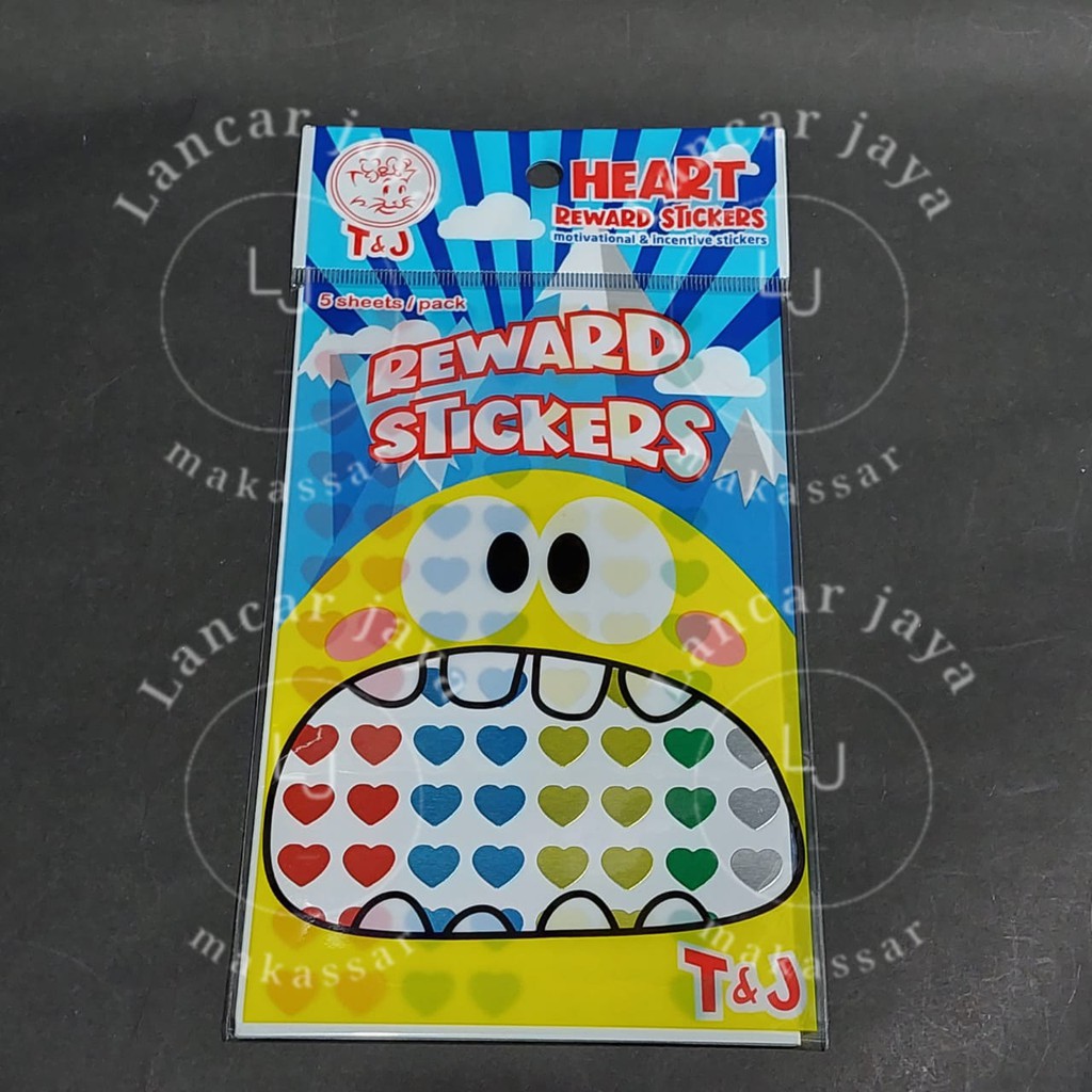 Jual Heart Reward Stickers T&J | Shopee Indonesia