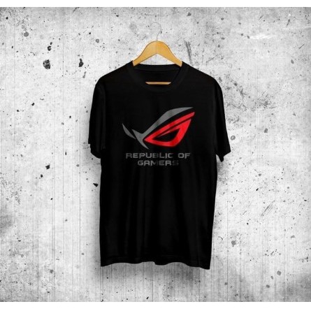Jual Kaos Republic OF Gamers ROG full asus | Shopee Indonesia