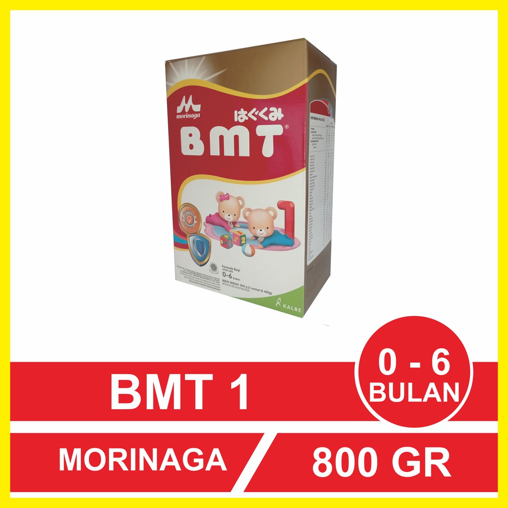 Jual MORINAGA BMT 1 GOLD SUSU FORMULA 800GR | Shopee Indonesia