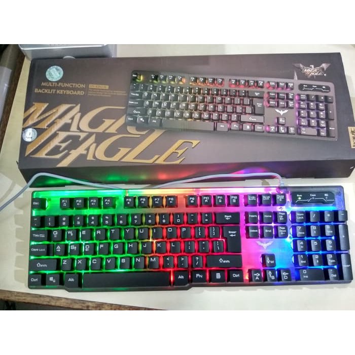 Jual JUAL keyboard Gaming magic eagle HAVIT Hv-Kb 414L MURAH | Shopee Indonesia