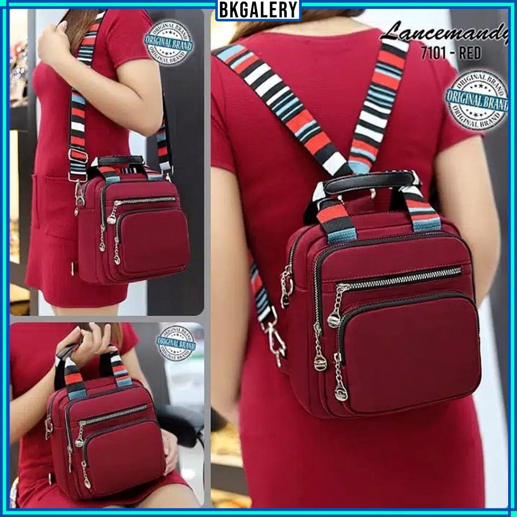 Jual GROSIR COD tas Original LANCE MANDY 7101 / tas selempang wanita ...