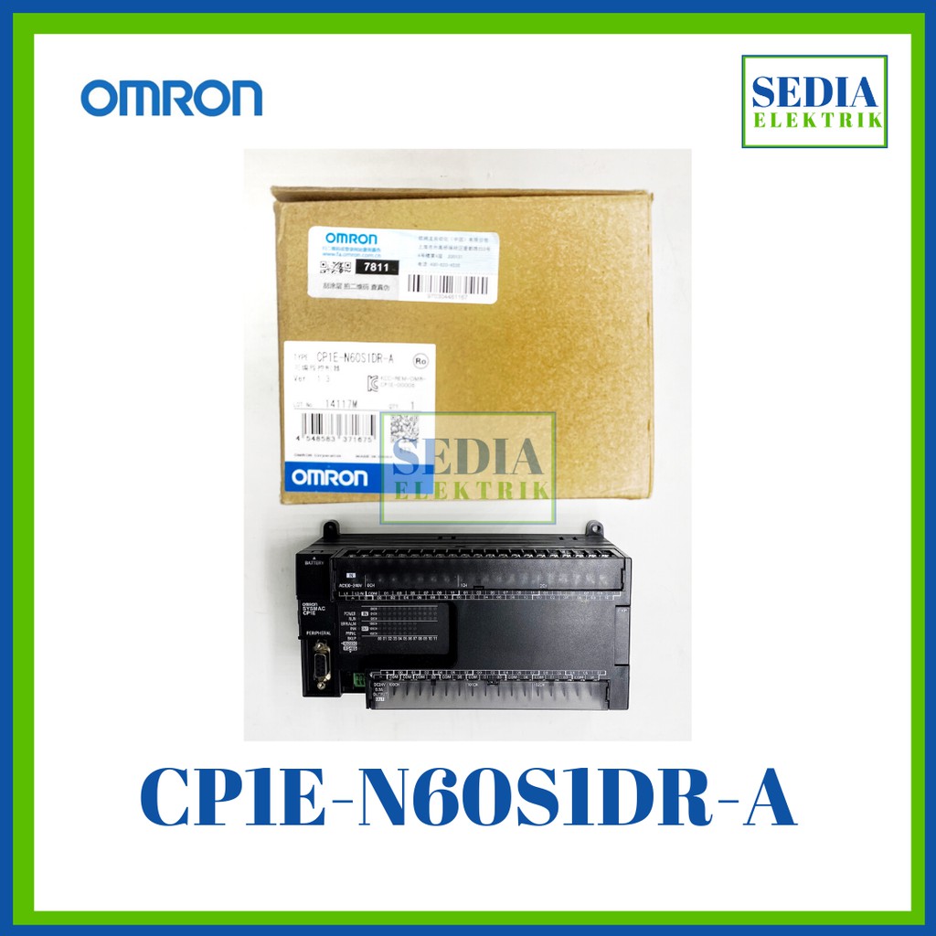 Jual PLC OMRON CP1E-N60S1DR-A CP1E N60S1DR A CP1EN60S1DRA | Shopee ...