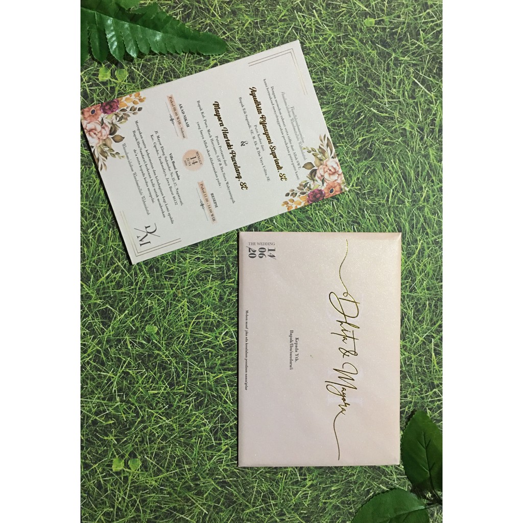 Jual Undangan Pernikahan Hard Cover Landscape | Shopee Indonesia