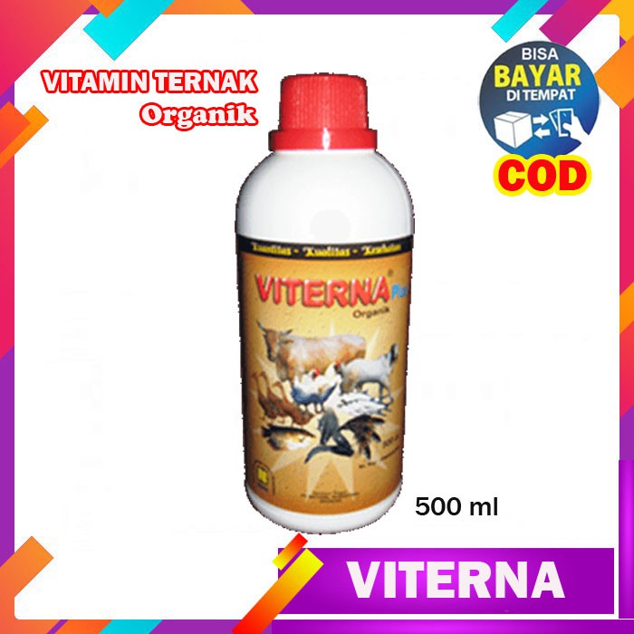 Jual VITERNA PLUS SUPLEMEN VITAMIN TERNAK VITAMIN SAPI VITAMIN KAMBING ...