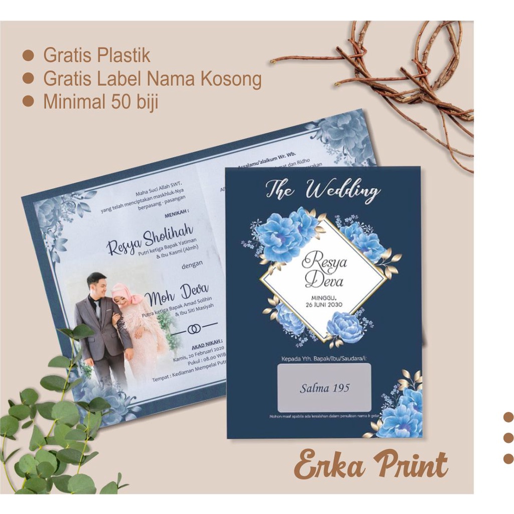 Jual Undangan Nikah Terlengkap & Harga Terbaru Juni 2026 | Shopee Indonesia