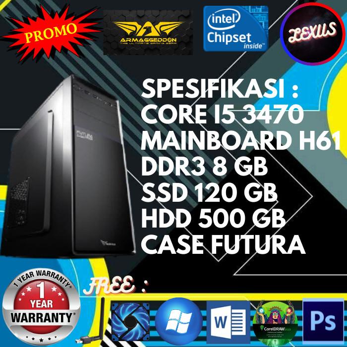 Jual PC KOMPUTER RAKITAN CPU KANTOR SEKOLAH CORE I5 3470 DDR3 8 GB LX28 | Shopee Indonesia
