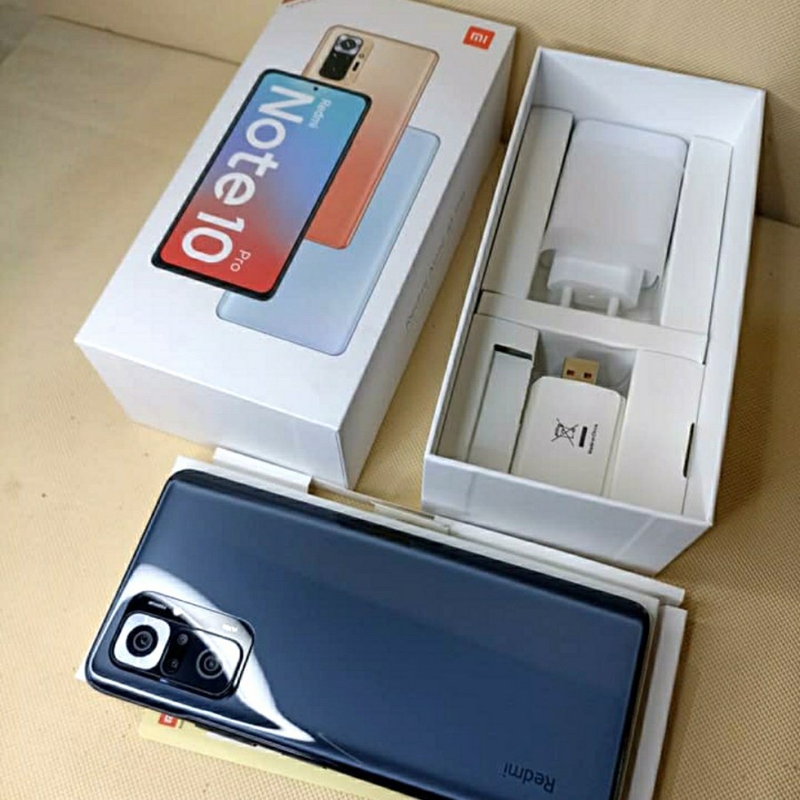 Jual XIAOMI REDMI NOTE 10 PRO 6/128GB SECOND FULLSET | Shopee Indonesia