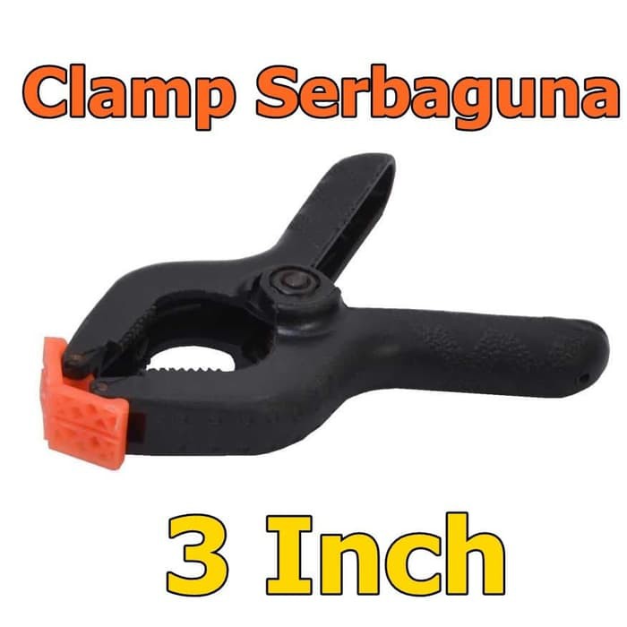 Jual Klem Kayu 3 inci Serbaguna Clamp Besi Kaca Kertas Triplek Catok ...