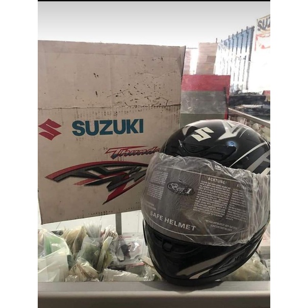 Jual HELM FULL FACE Suzuki THUNDER Orisinil | Shopee Indonesia
