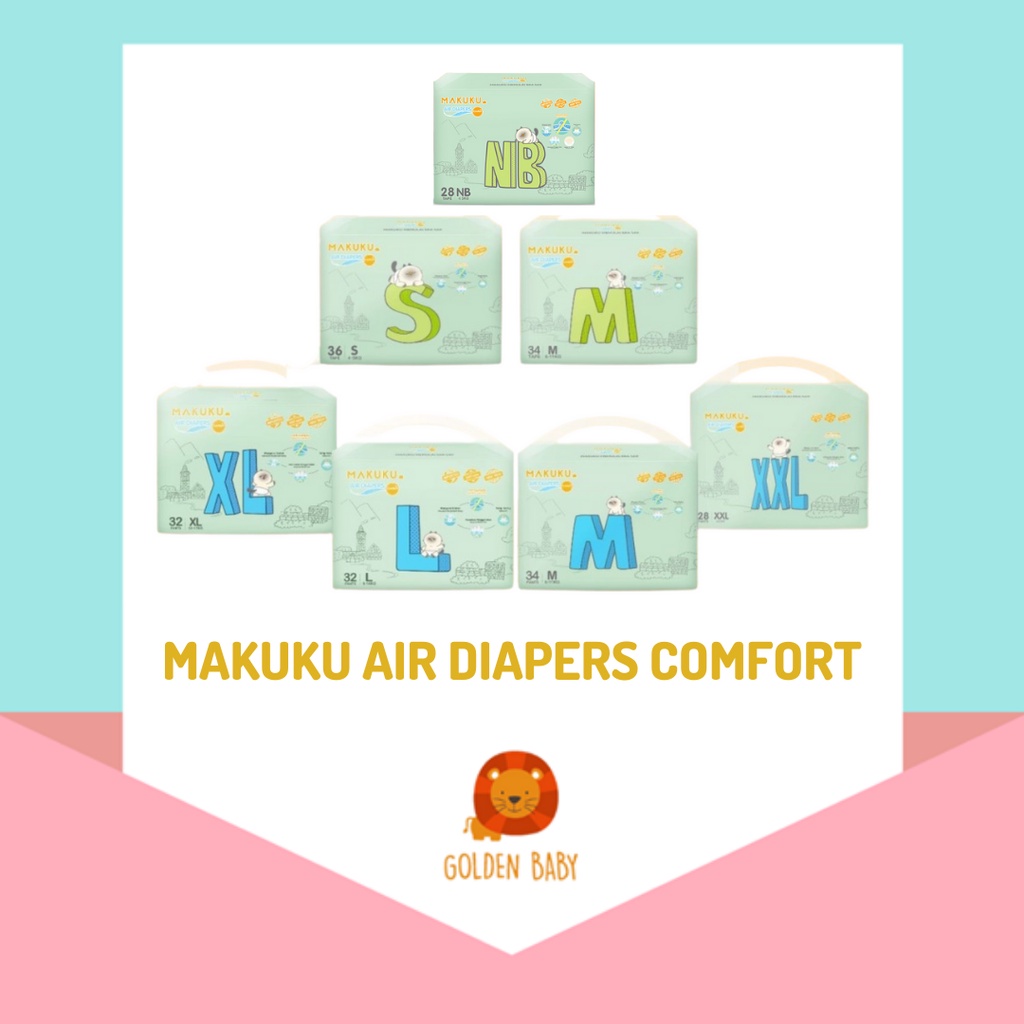 Jual Makuku Air Diapers COMFORT | Popok Bayi COMFORT | Shopee Indonesia