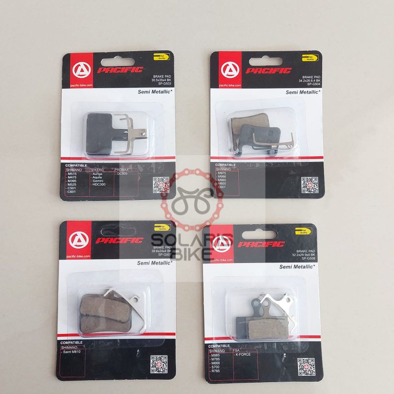 Jual Kampas Rem PACIFIC Disc Brake Pad Cakram Sepeda MTB Model Persegi Kotak G503 G504 G507 G508 ...