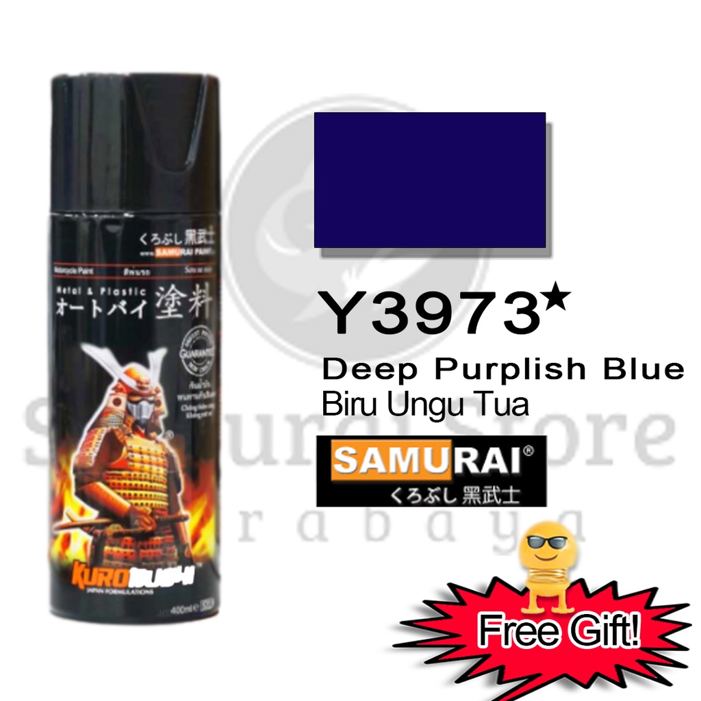Jual Samurai Paint Yamaha Deep Purplish Blue Y3973 ☆ 400 ml - Cat ...