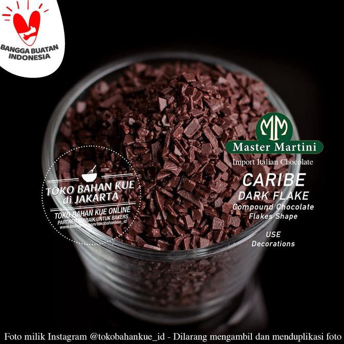 Jual Master Martini CARIBE DARK FLAKE Chocolate Flakes Coklat Keping ...