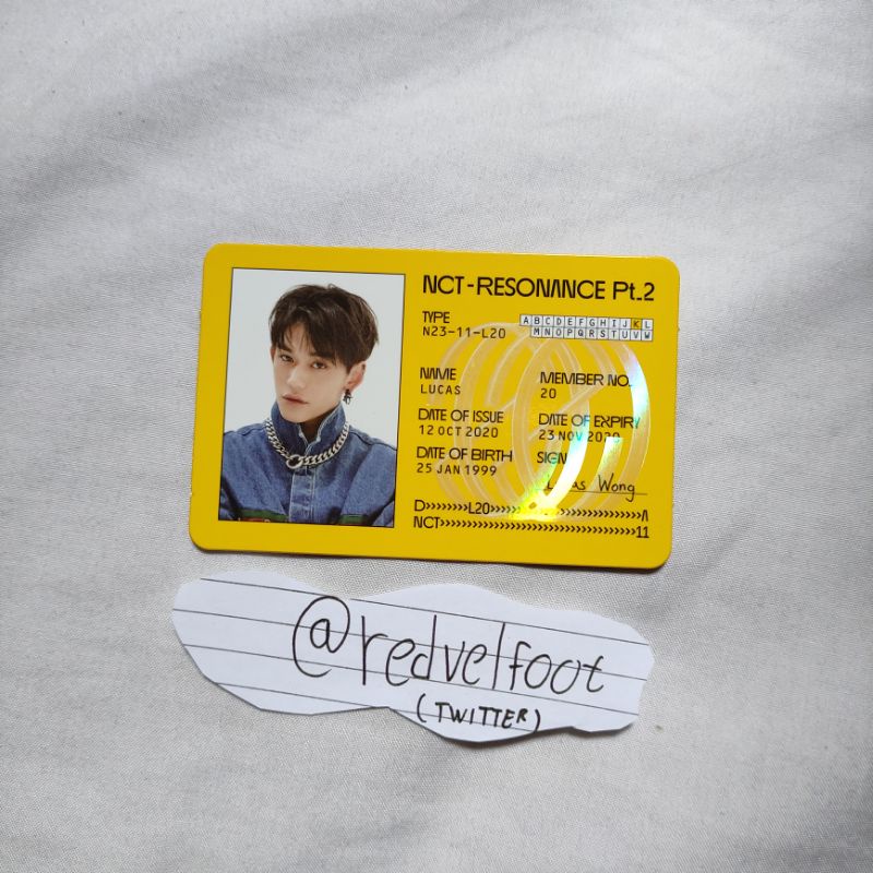 Jual LUCAS ID CARD RESONANCE DEPARTURE VER. | Shopee Indonesia