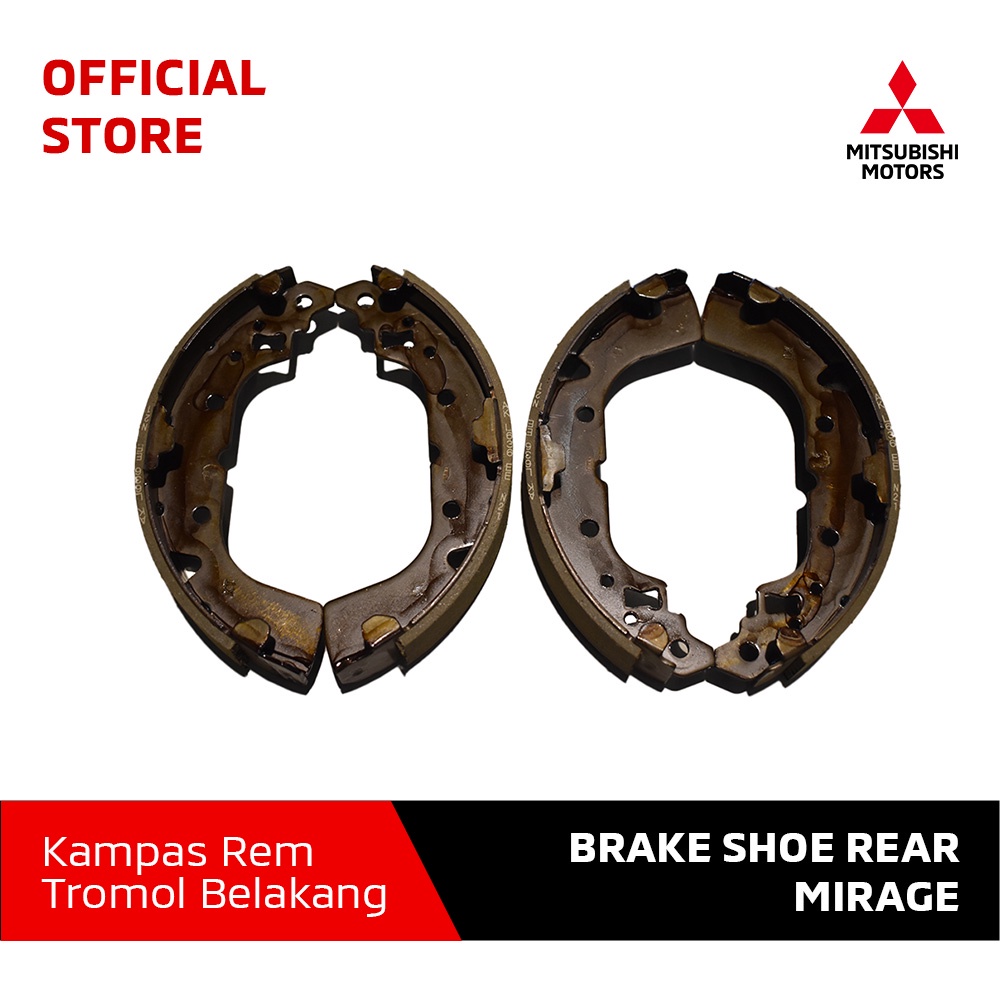 Jual Mitsubishi Motors Kampas Rem Tromol Belakang Brake Shoe Rear Mirage [4600A350] | Shopee ...