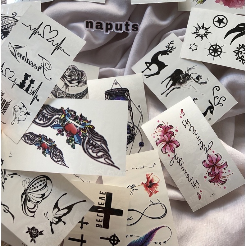 Jual Tatto Temporer Bulu , low Baterai Cool i / Temporary Tattoo ...