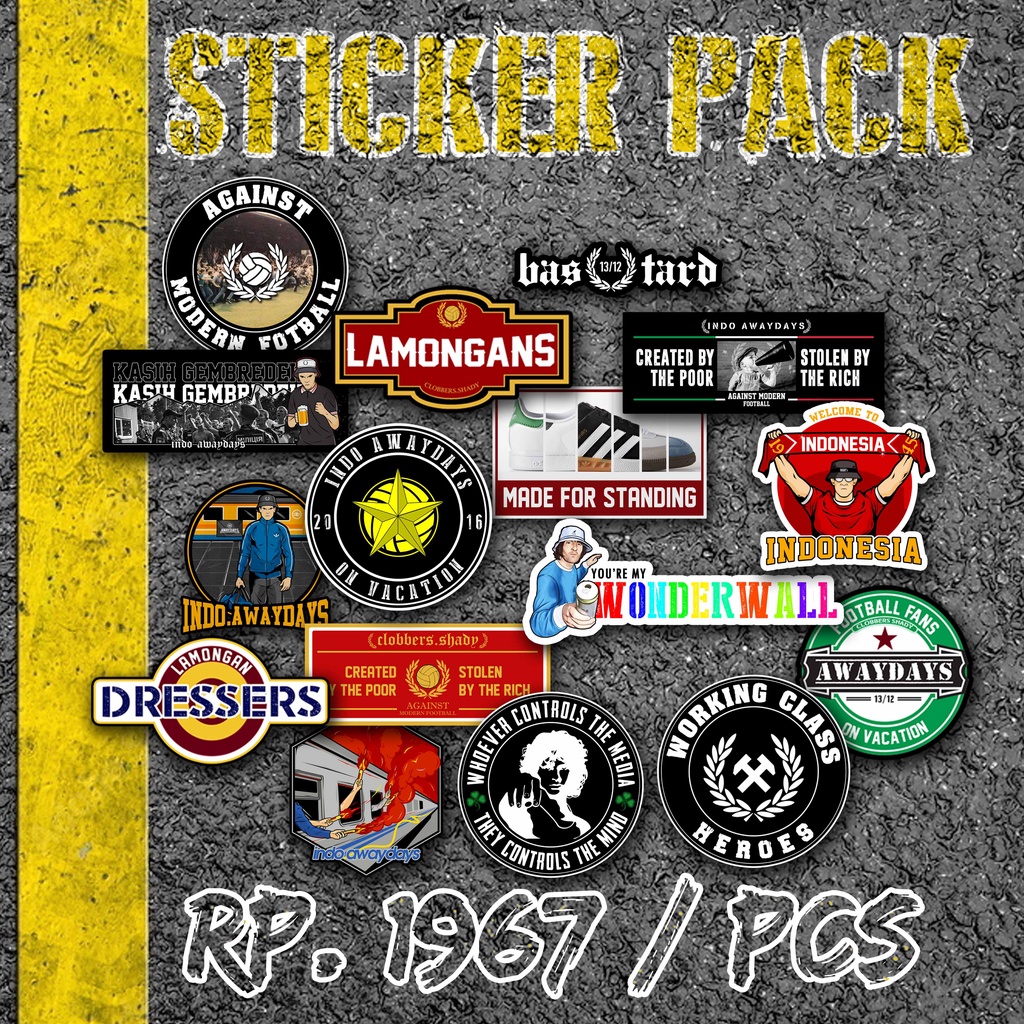 Jual STICKER PACK FOOTBALL FANS | Shopee Indonesia