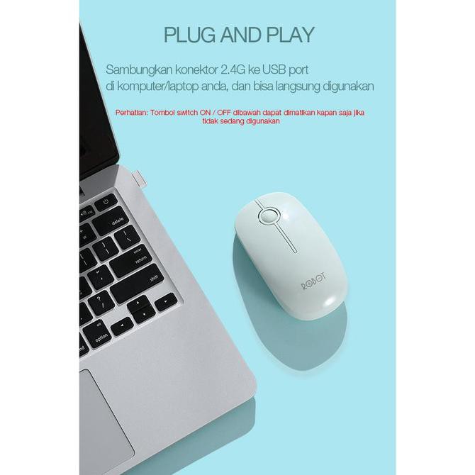 Jual Mouse Robot M330 Silent Click Mouse Wireless Mouse Cherry Scroll