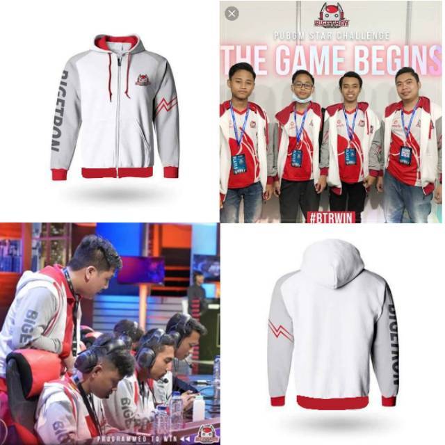 Jual Jaket zipper hodie E SPORT bigetron original bkn EVOS RRQ FREE ...