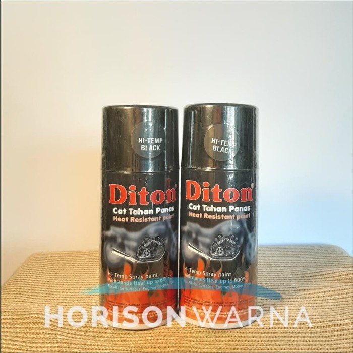 Jual (KHUSUS SULSELBAR) DITON Hitemp Hi temp Anti Panas untuk Knalpot - HI TEMP BLACK 300 ml dan ...