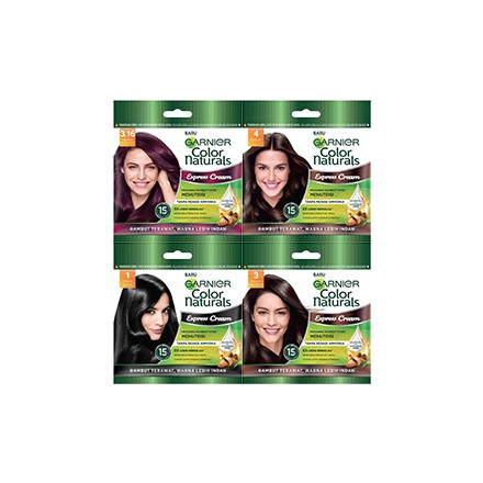 Jual GARNIER COLOR NATURALS / CAT RAMBUT SACHET 20GR + 20 GR | Shopee ...