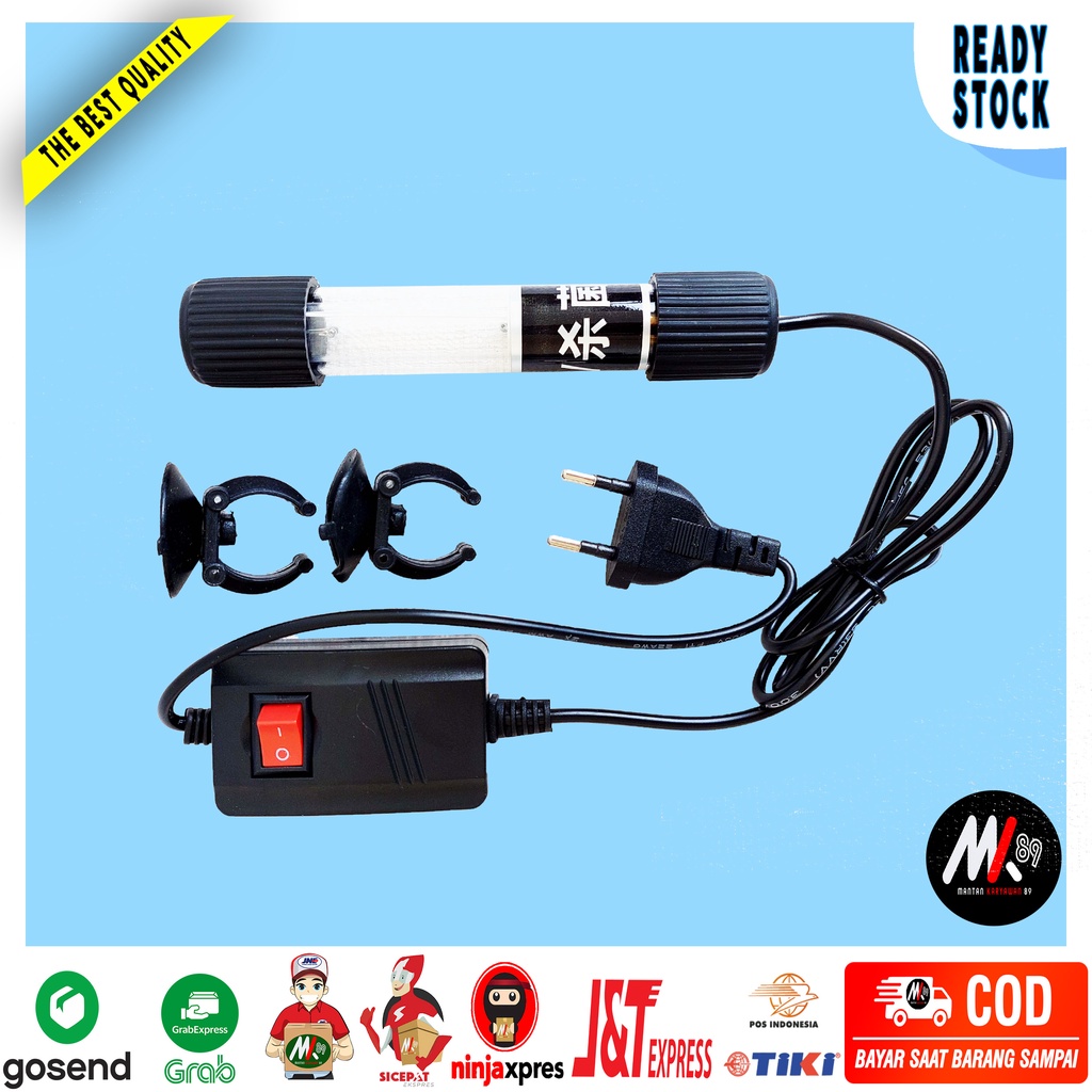 Jual Lampu UV Aquarium Nikita Star 5 7 9 11 Watt Pembasmi Bakteri Alga Pada Aquascape Kolam dan ...
