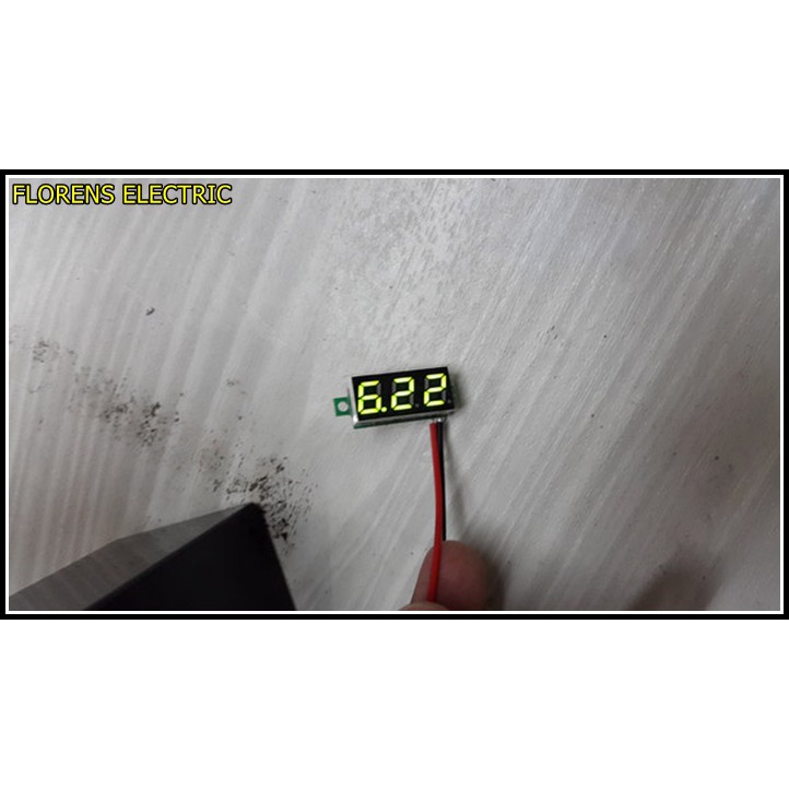 Jual Digital Volt meter Led warna hijau DC 0-32V | Shopee Indonesia