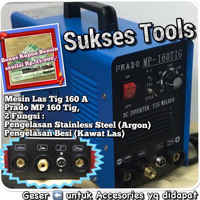 Jual Prado-Mesin Las Argon/Travo Las Tig MP160/MP 160-Tig (Gojek Siaga) | Shopee Indonesia